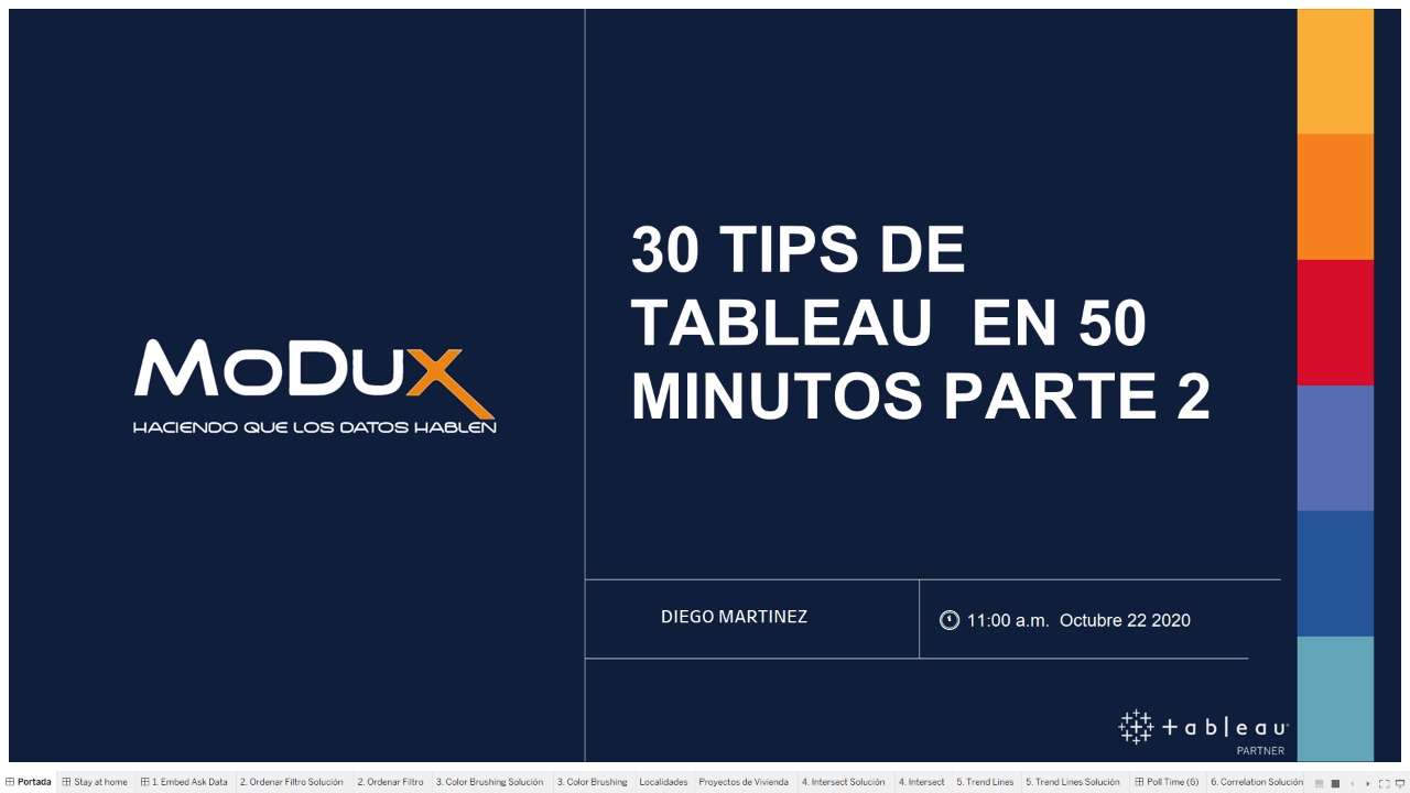 Webinars Tableau - Modux