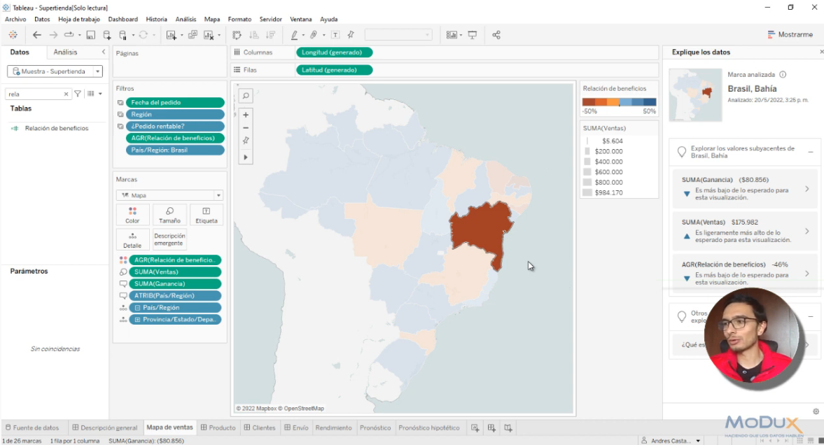Como Utilizar Parámetros en Tableau Prep y Explain Data de Tableau - Modux