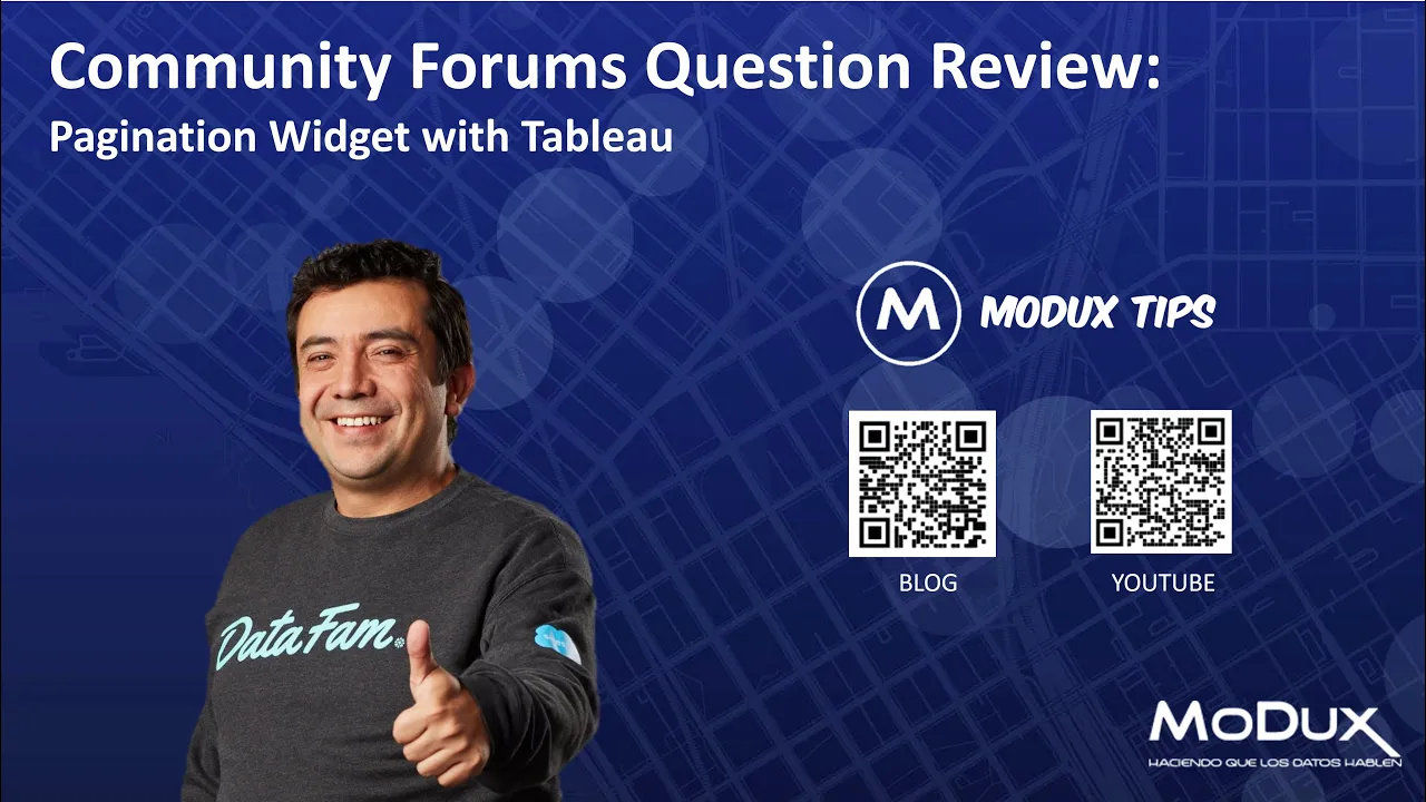 Domina la Paginación en Tableau: Crea un control de páginas - Modux