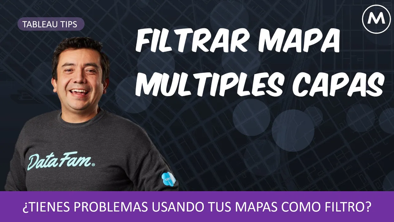 ¿Cómo usar un mapa con capas y usarlo correctamente como filtro en Tableau? - Modux