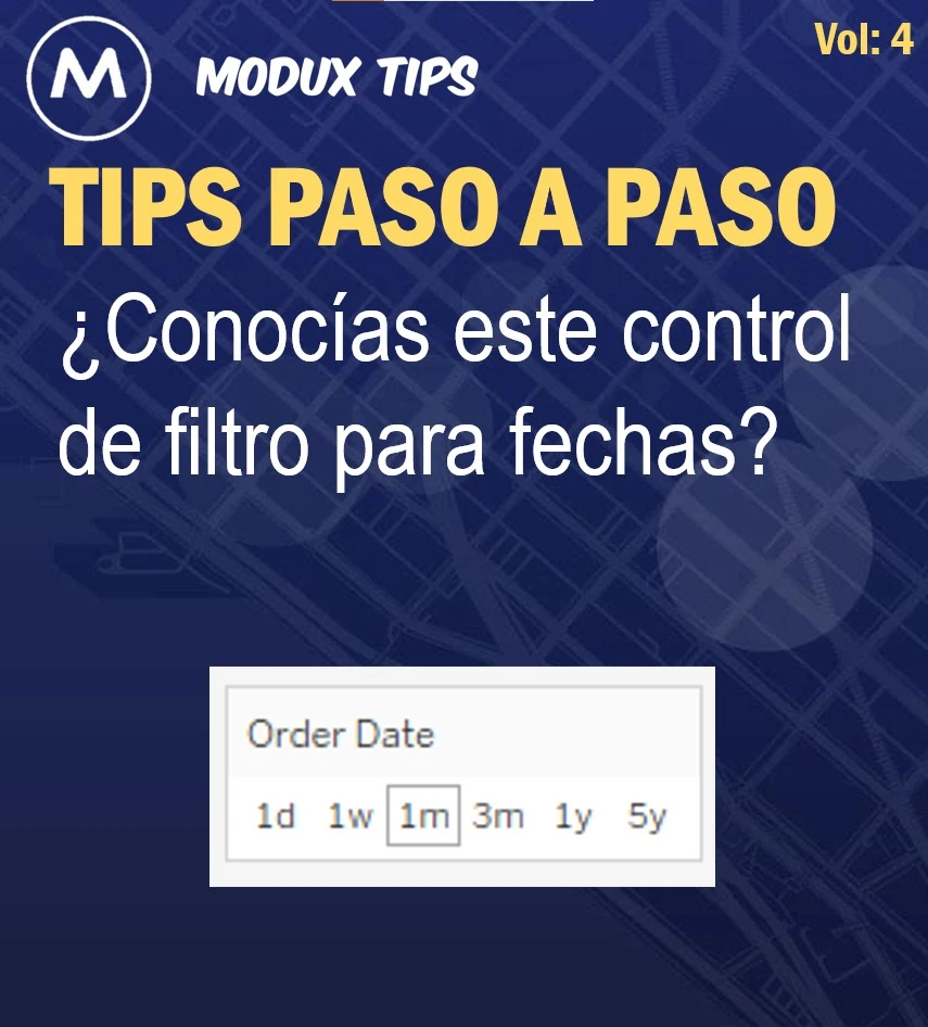 ¿Cómo crear un control de filtro de fechas dinámico? - Modux